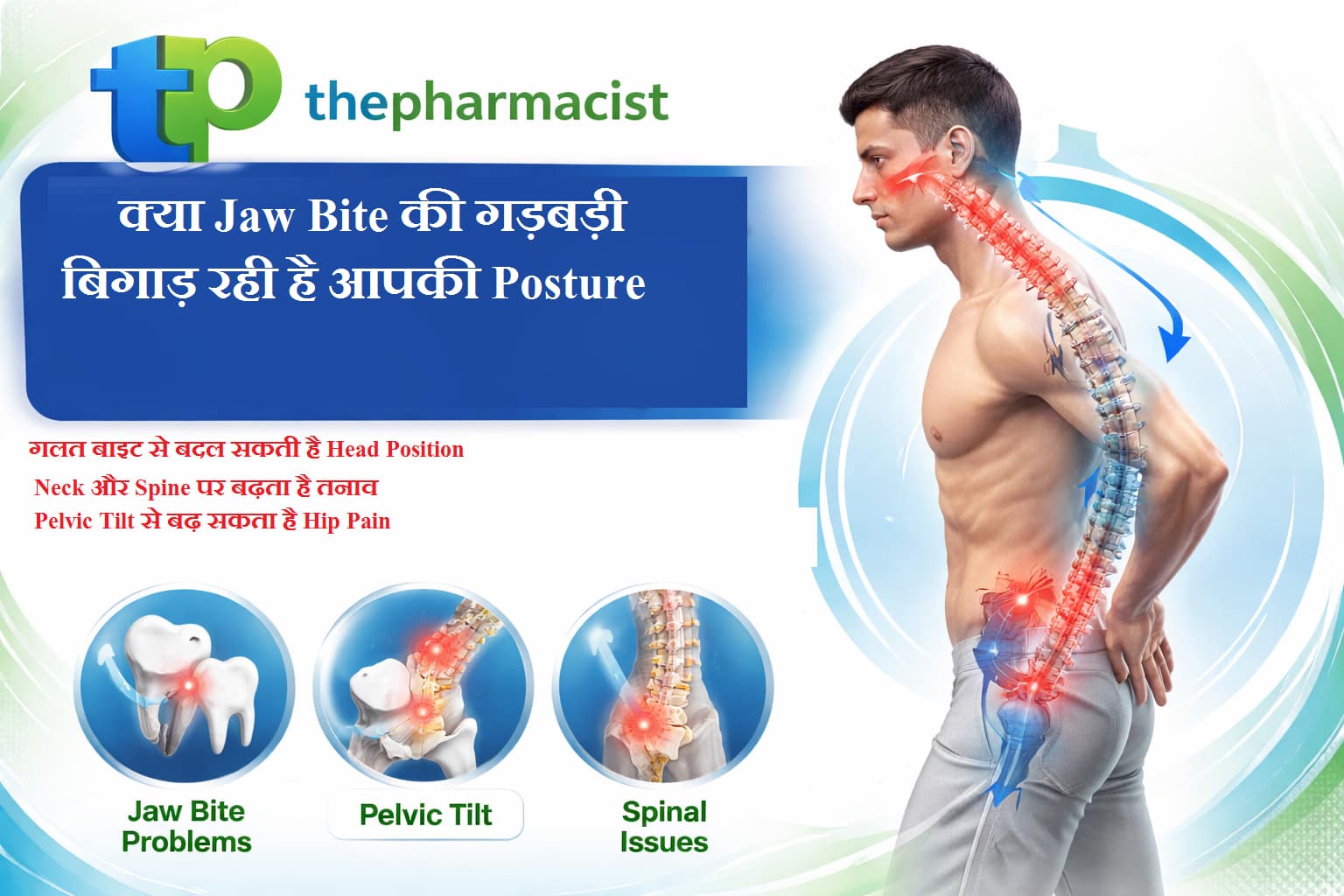 क्या Jaw Bite से हो सकता है Hip Pain? TMJ, Posture और Spine Alignment ...