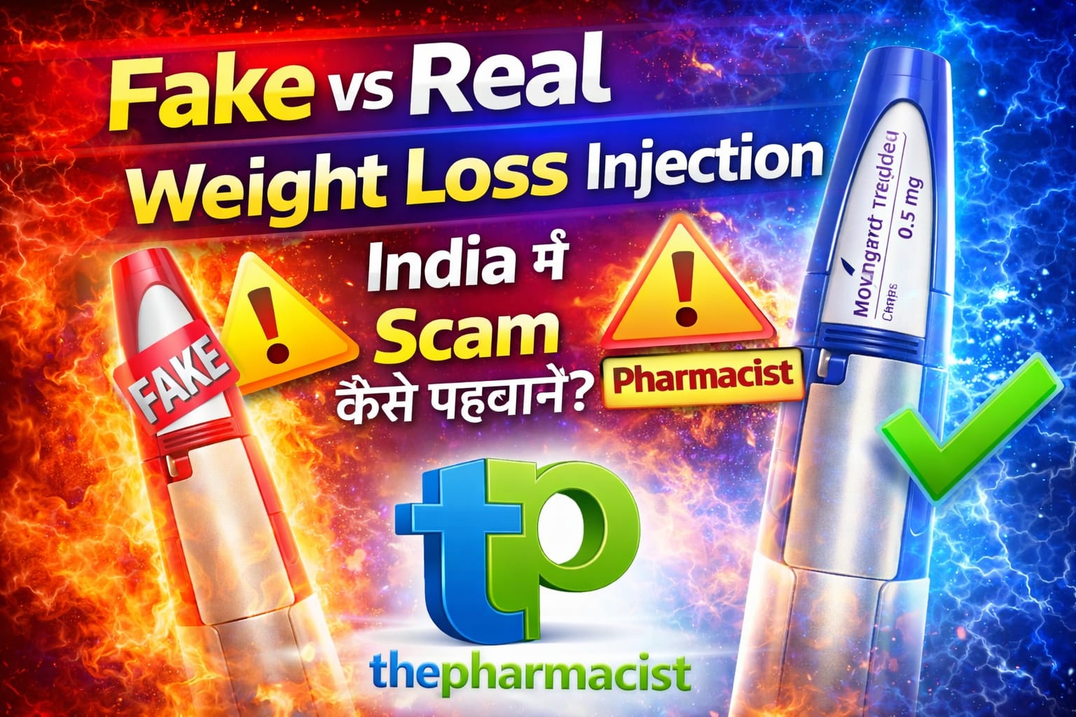 Fake vs Real Weight Loss Injection 😱 — India में Scam कैसे पहचानें ...